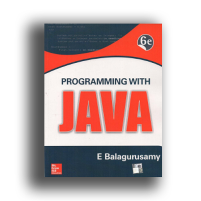 Programming With Java 6th Edition : Book Paperback (E Balagurusamy ...