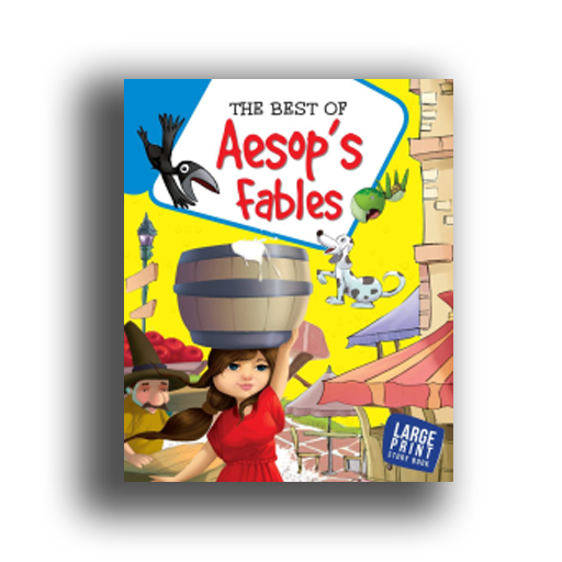 Best Of Aesops Fables Large Print Story Book | Book Hardcover (Om Kidz ...