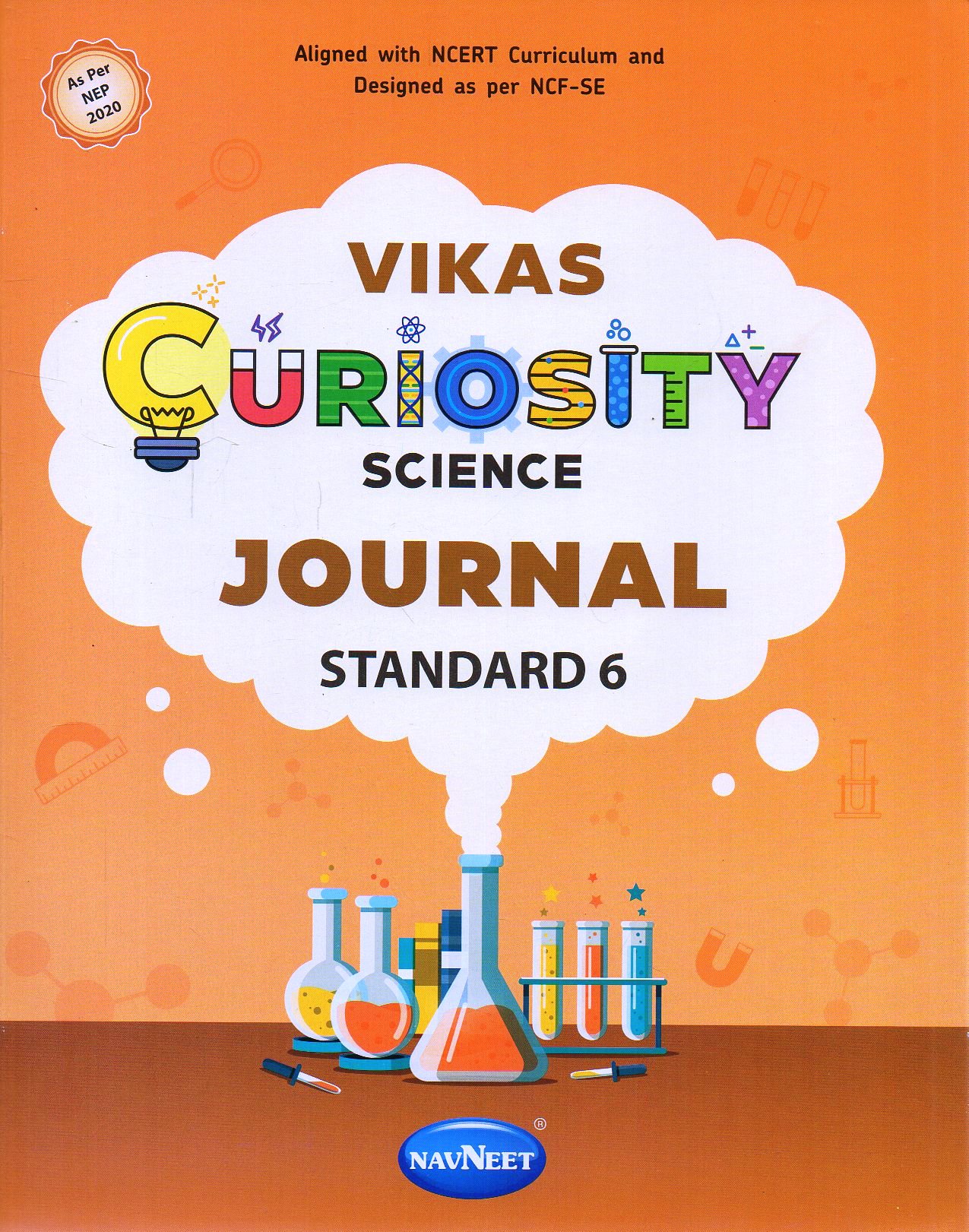 Vikas Curiosity Science Journal Class 6 | Book Paperback (Navneet ...